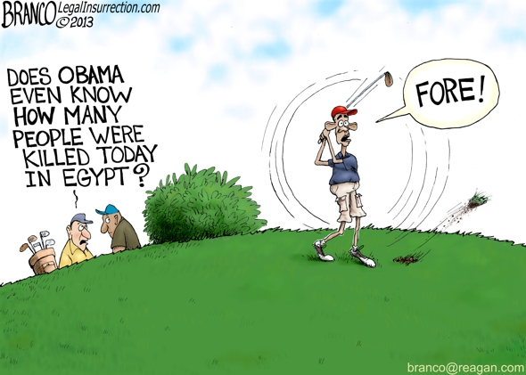 Obama Eygpt | A.F.Branco | Conservative Cartoon