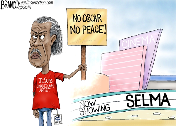 Selma Oscars | A.F.Branco | Conservative Cartoon