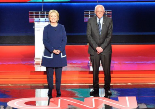 Democratic Debate Flint Michigan Bernie Hillary