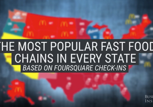 What Are The Most Popular Fast Food Chains in Each State?