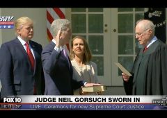 Gorsuch Takes His Constitutional Oath to Become Supreme Court Justice
