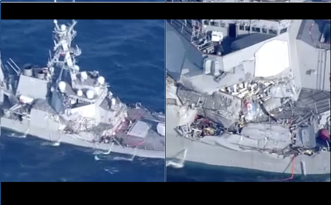 Seven American Sailors Missing After USS Fitzgerald Collision With ...