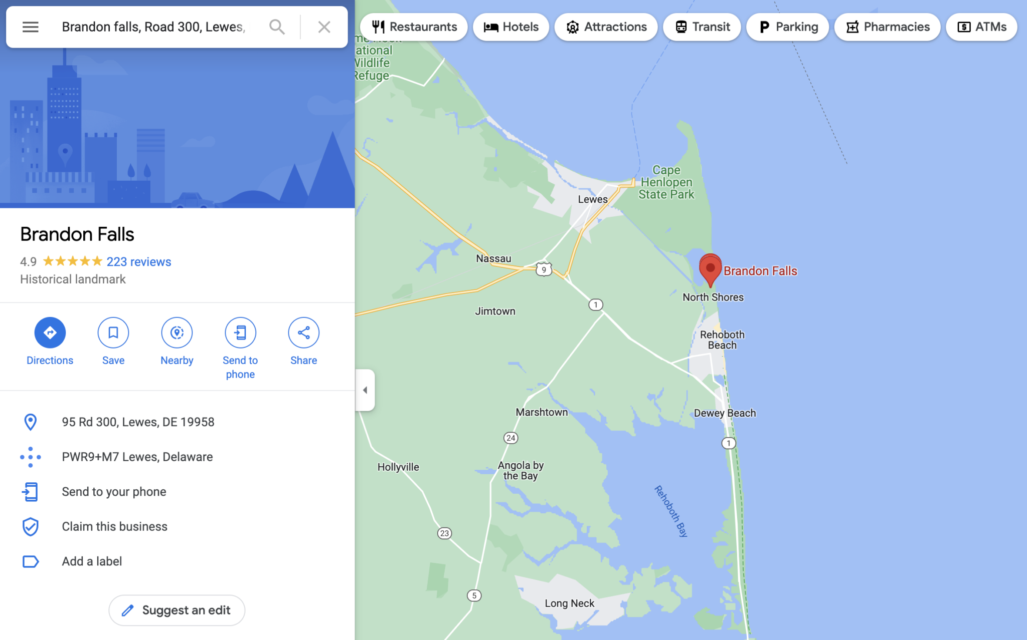 Place Where Biden Fell Off His Bike is Named ‘Brandon Falls’ on Google Maps