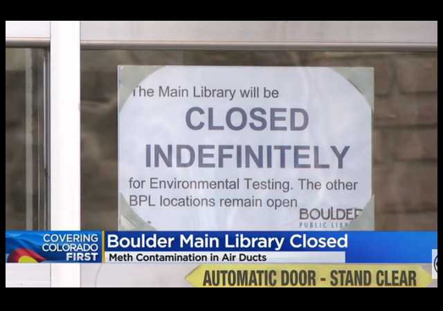 Two Colorado Libraries Close Due to Methamphetamine Contamination