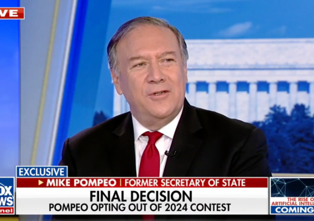 Mike Pompeo Will Not Run for President in 2024