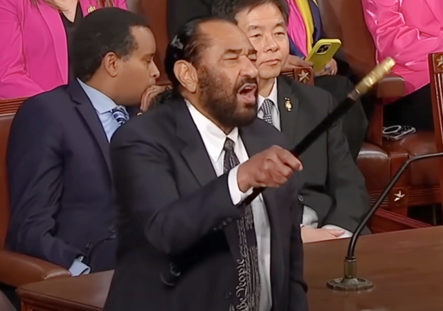 Ten House Democrats Vote with GOP to Censure Rep. Al Green